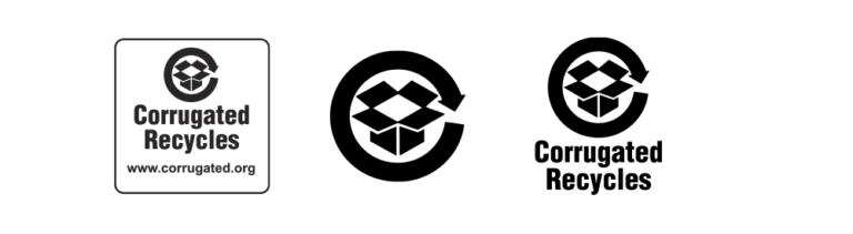 Corrugated Recycles Symbol - ICCA