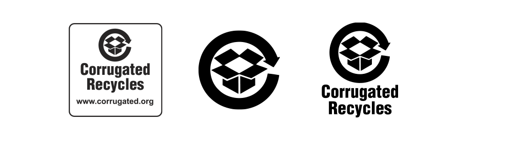 Corrugated Recycles Symbol - ICCA